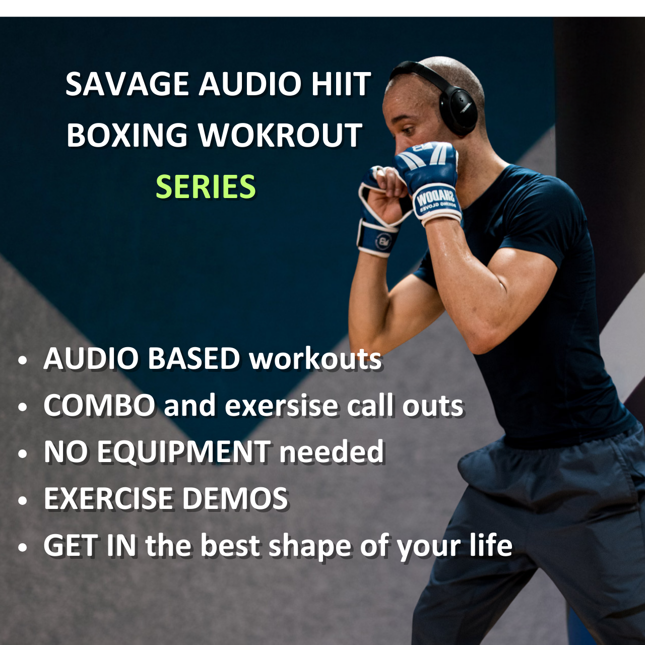 HIIT Boxing Audio Workout Series | Audio Boxing workouts